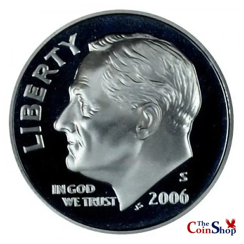 2006-S Silver Proof Roosevelt Dime | Premium Collectible Roosevelt ...