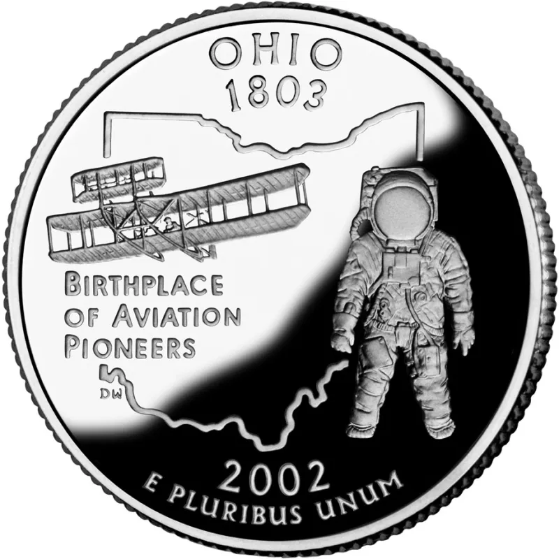 2002-S Ohio Proof State Quarter | Premium Collectible State ...