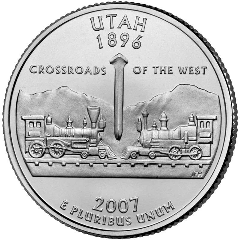 2007-D Utah State Quarter | Premium Collectible State Commemorative ...