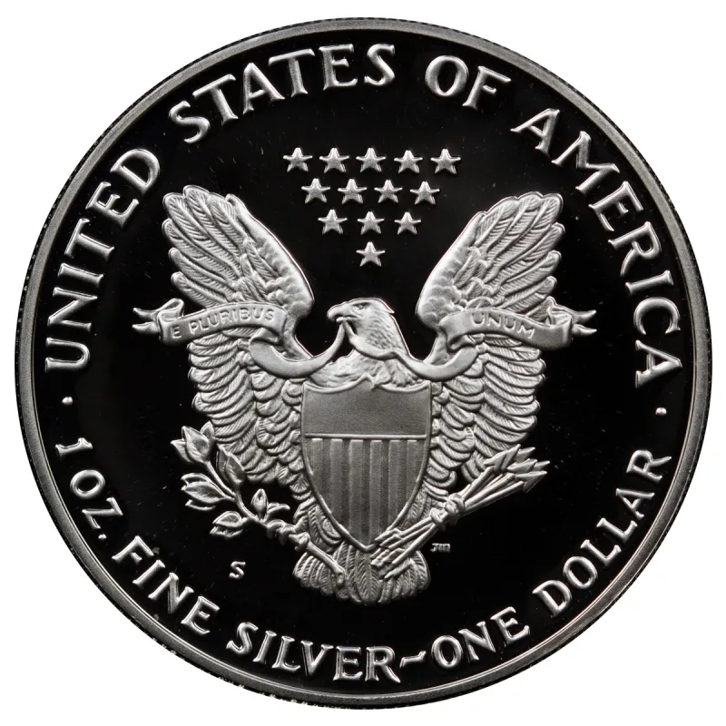 1989-S American Silver Eagle Proof 1 oz. OGP/COA | Premium Wholesale ...