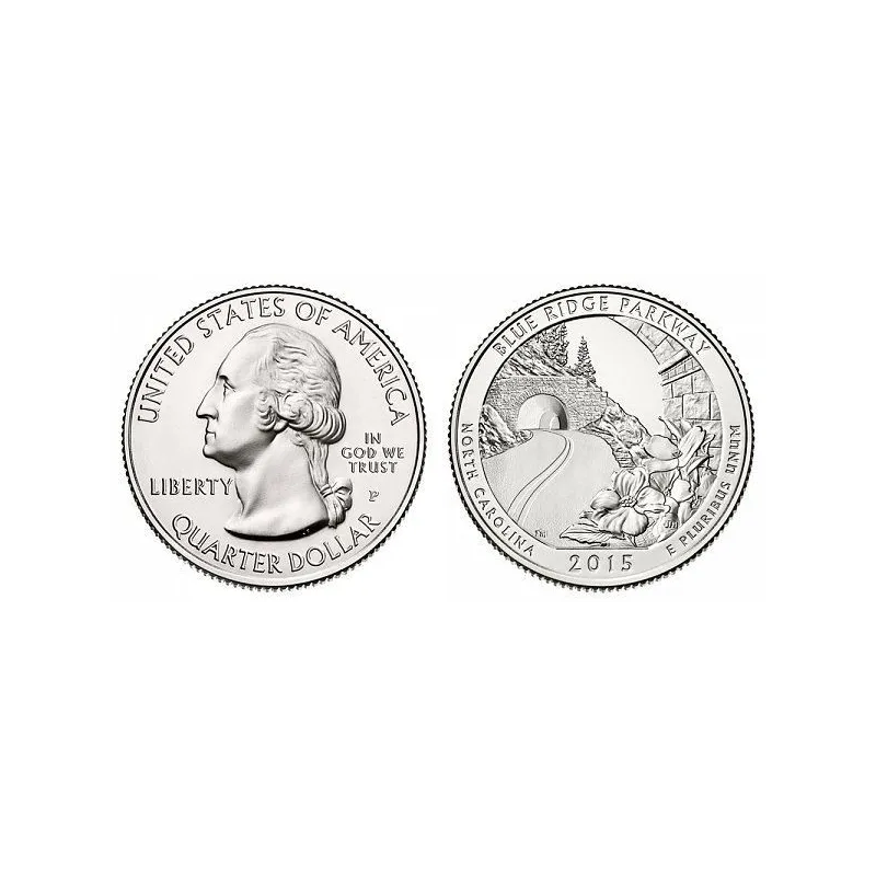 2015-P Blue Ridge Parkway National Park Quarter | Premium Collectible ...
