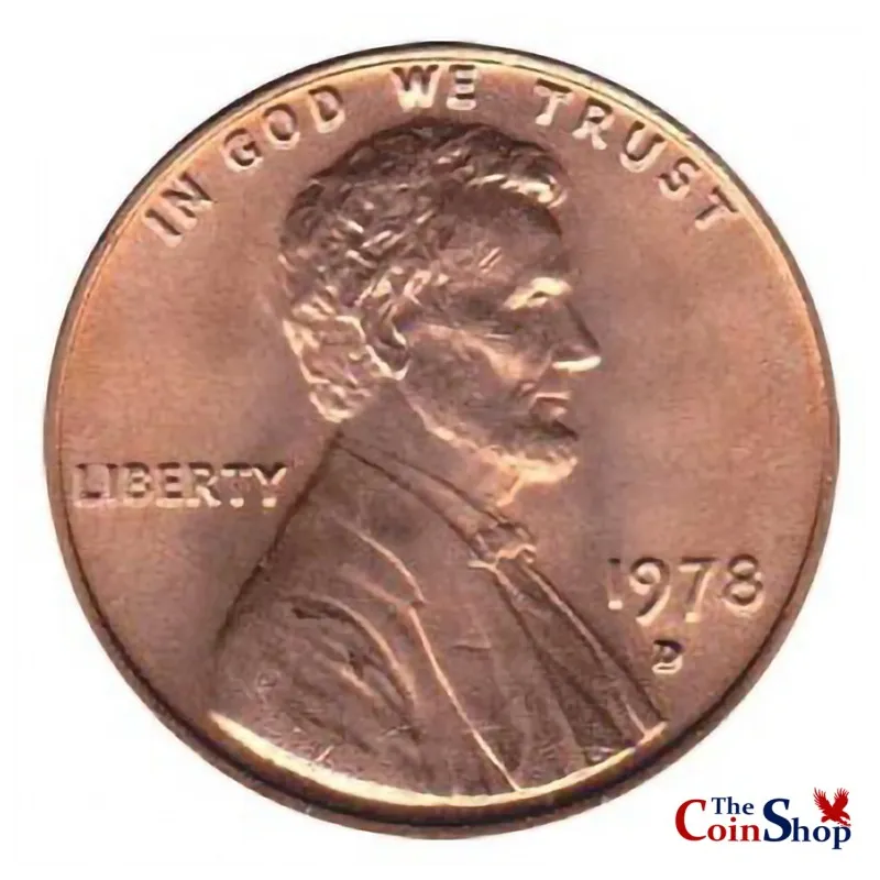 1978 D Lincoln Cent 0 95 Premium Wholesale Collectible Lincoln 1978 D Lincoln Cent 0 95 Premium Wholesale Collectible Lincoln