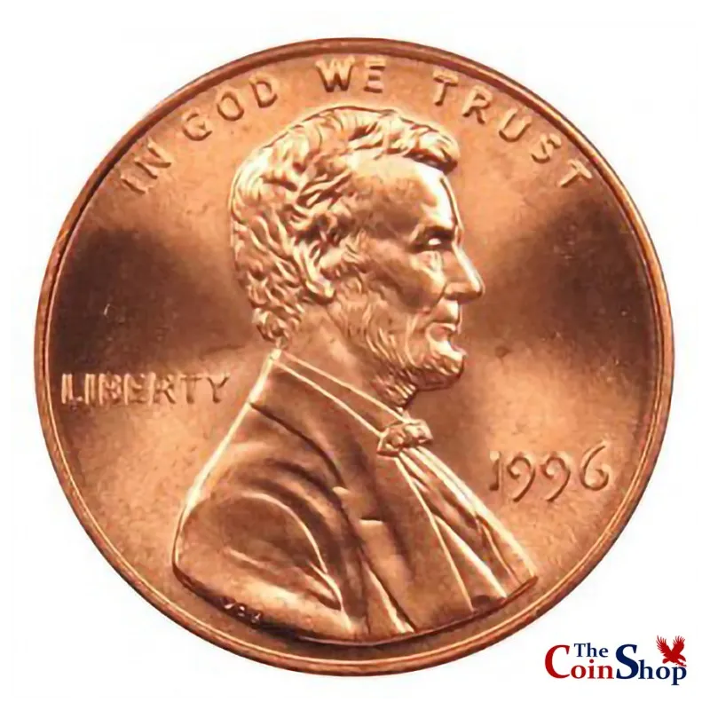 1996-P Lincoln Cent | $0.95 | Premium Wholesale Collectible Lincoln ...