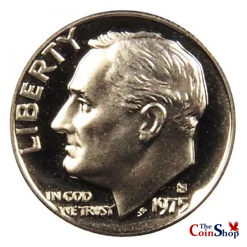 1975-S Roosevelt Dime | Premium Collectible Roosevelt Dimes | The Coin ...