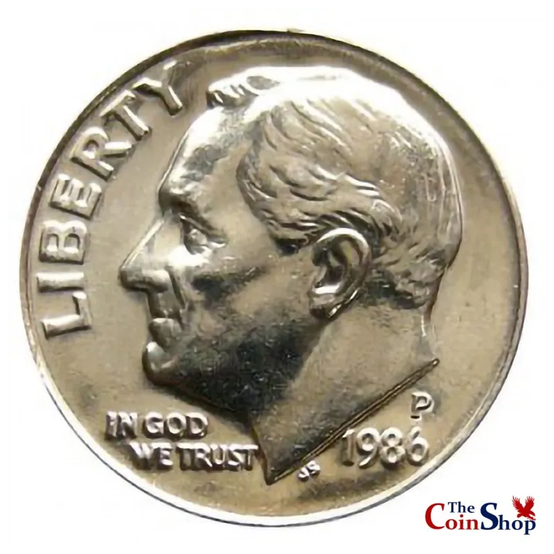 1986-P Roosevelt Dime | Premium Collectible Roosevelt Dimes | The Coin ...