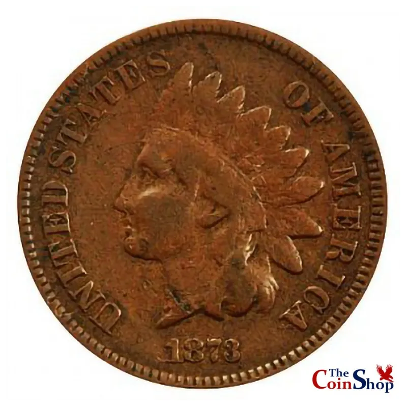 1873 Closed 3 Indian Head Cent | Premium Wholesale Collectible Indian Head Cents | The Coin Shop ...