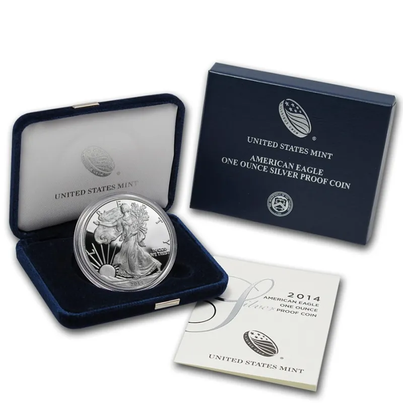 2014-W American Silver Eagle Proof 1 oz. | Premium Wholesale ...